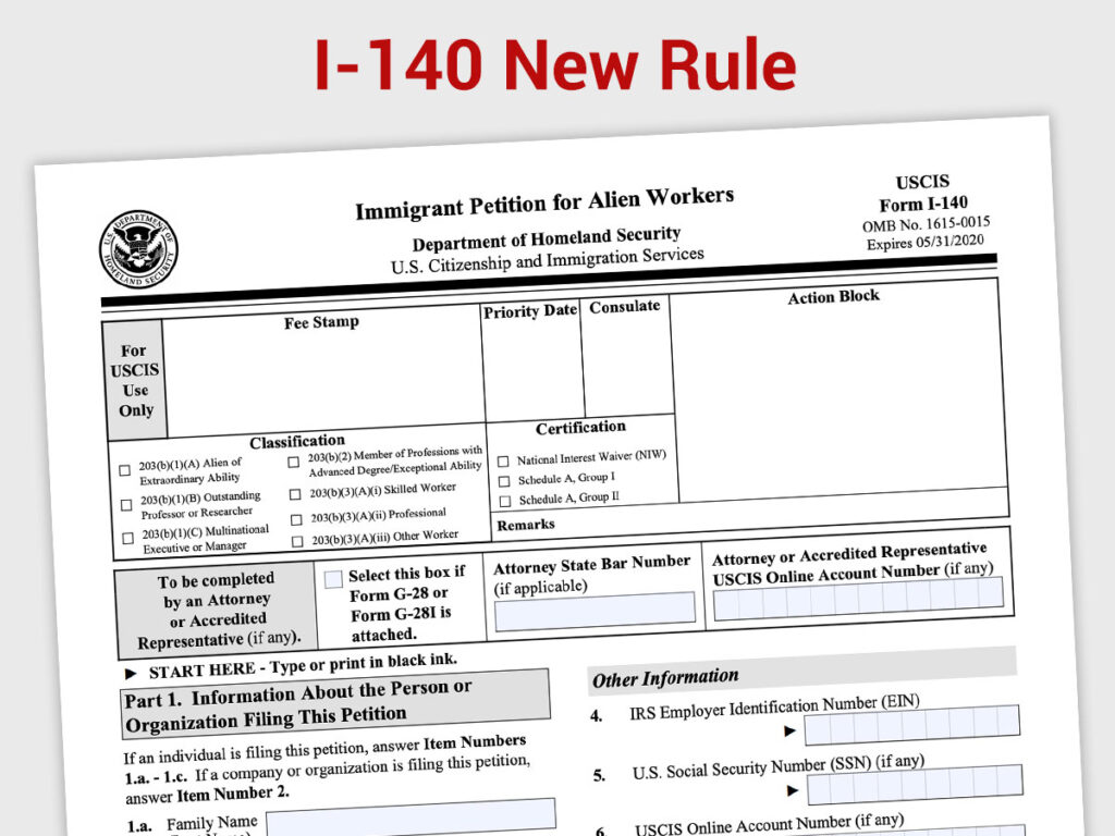 New Rule for Upcoming Year Prevents Automatic Revocation of I-140 ...